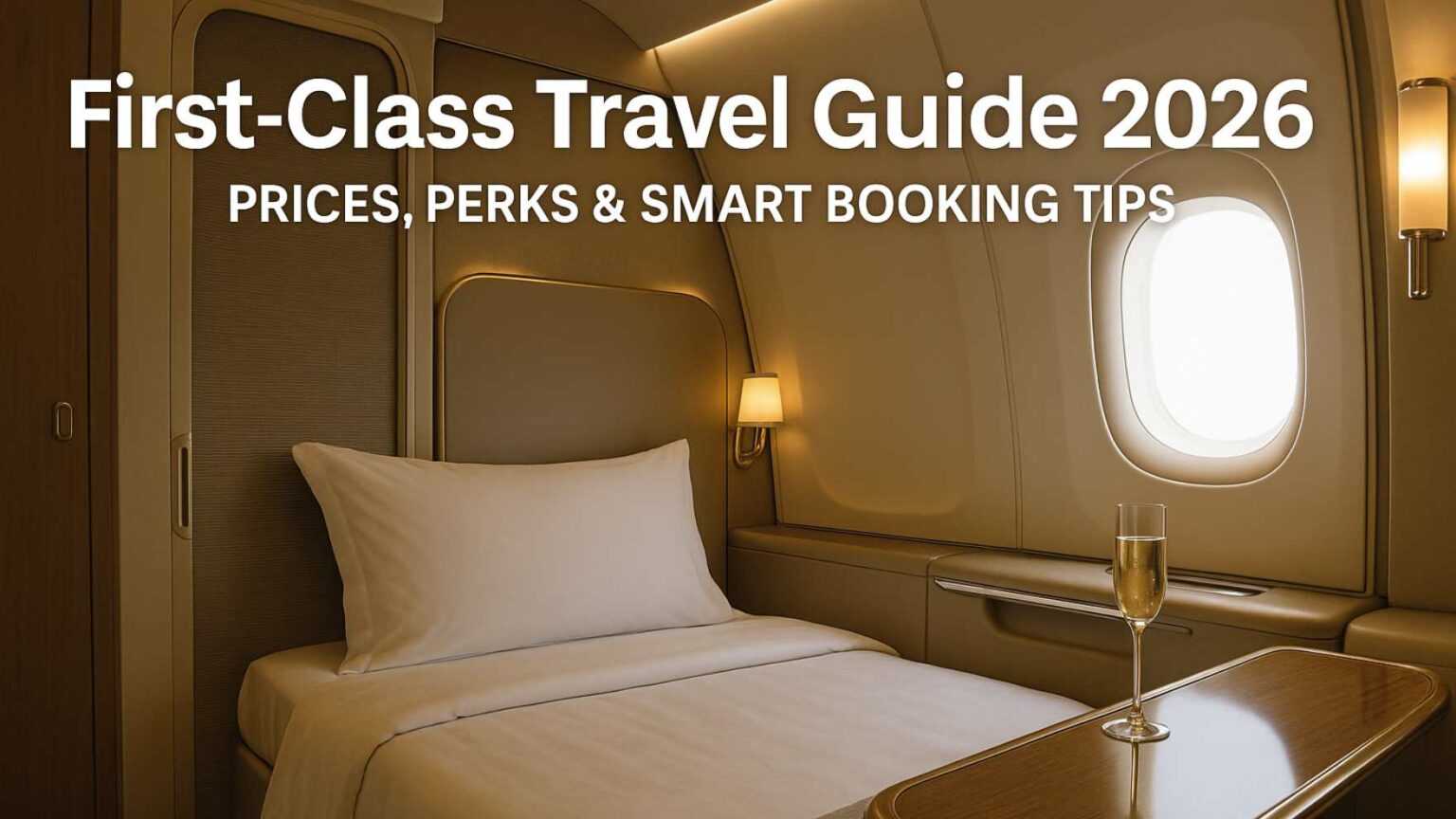 First-Class Travel Guide 2026 – Prices, Perks & Booking Tips | Ogofly